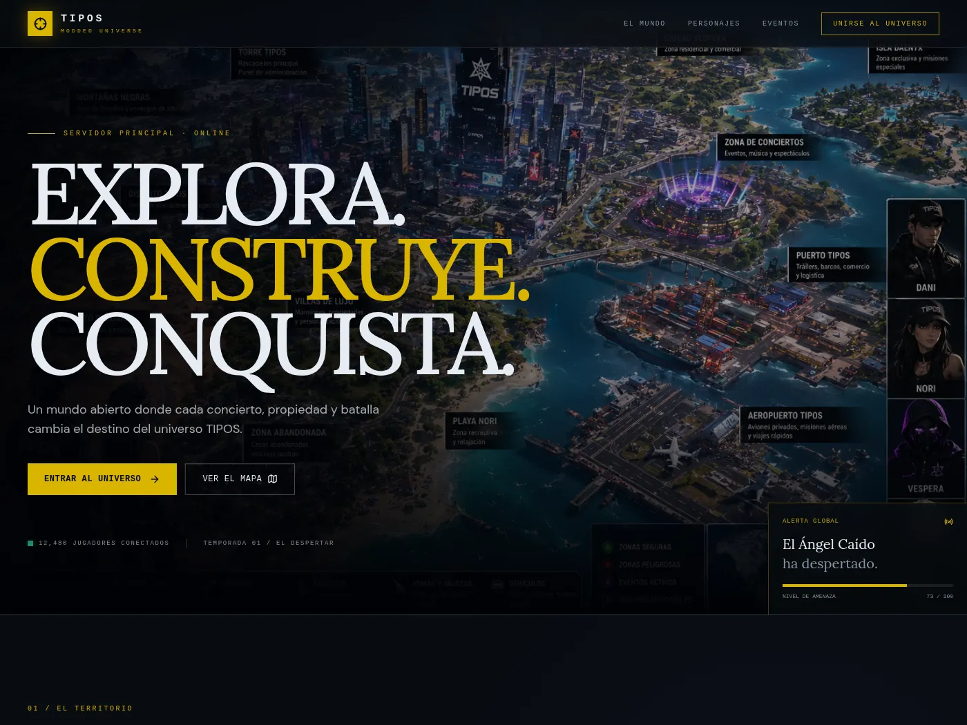 TIPOS: Modded Universe