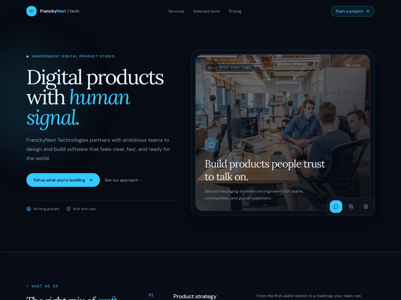 FranckyNext Tech Site