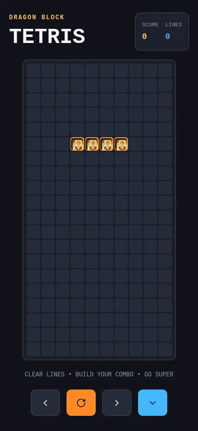 Dragon Block Tetris