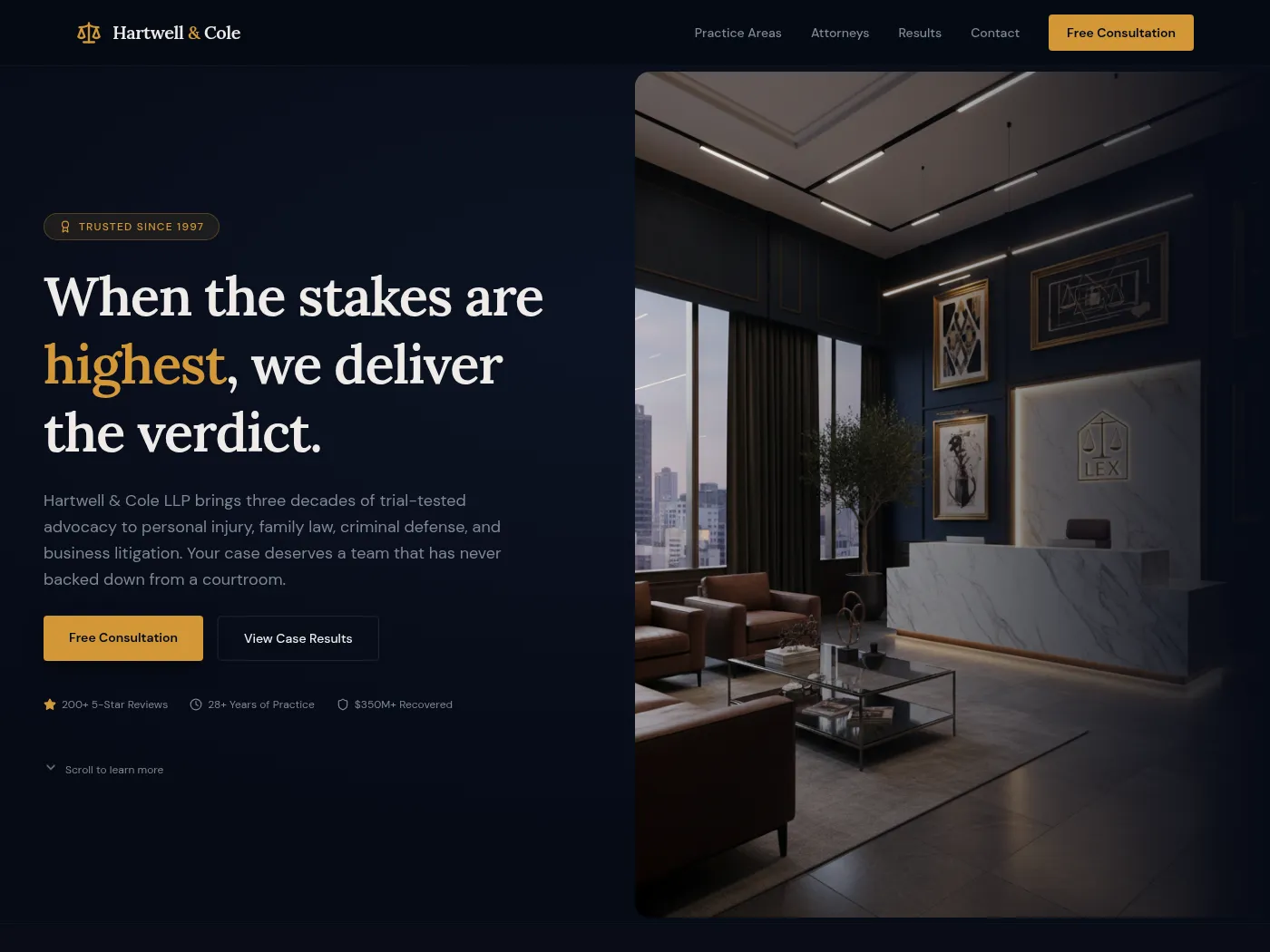 Law Firm Prestige Web