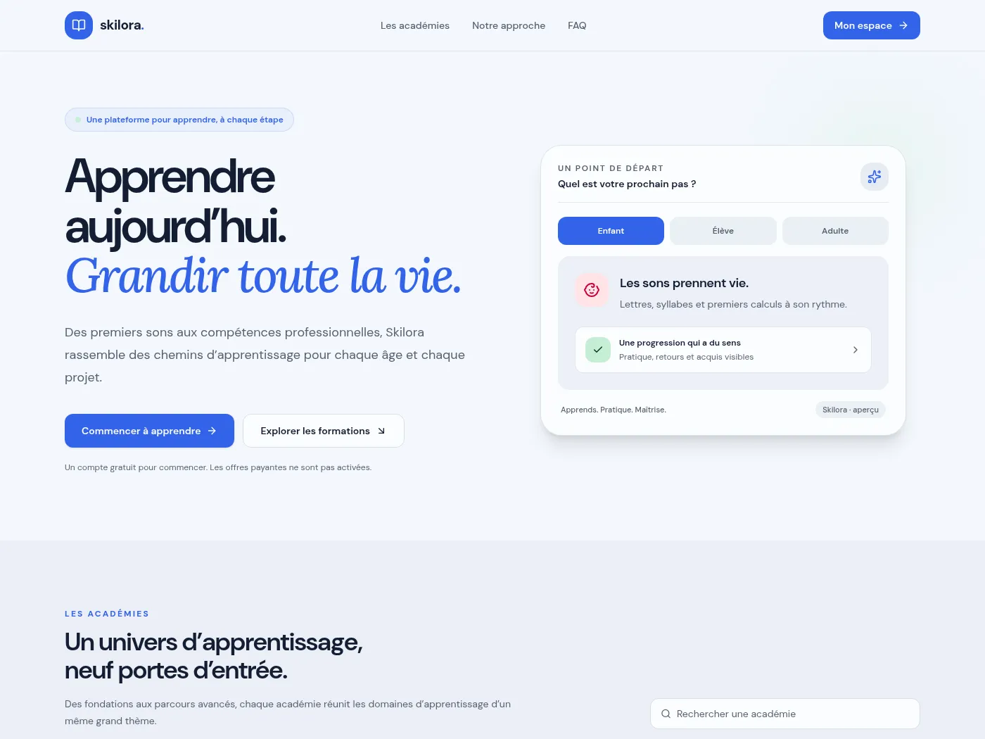 Skilora Learning Platform