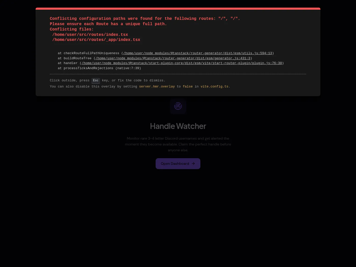 Discord Handle Watcher