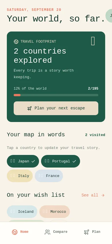 TravelMap Planner