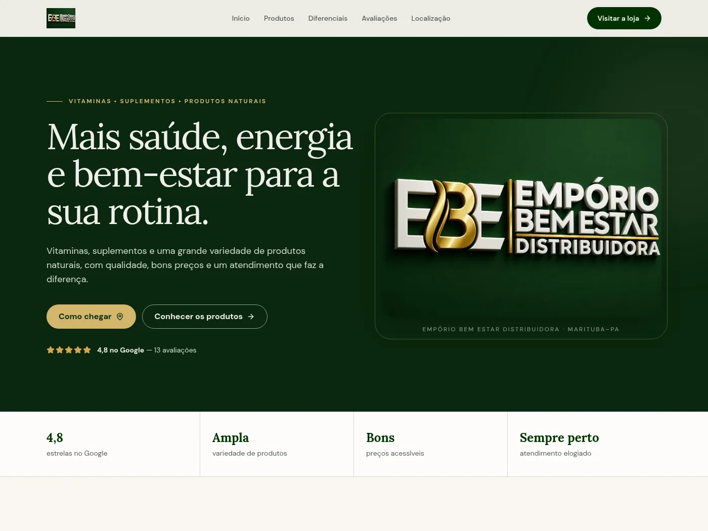 EBE Distribuidora Web