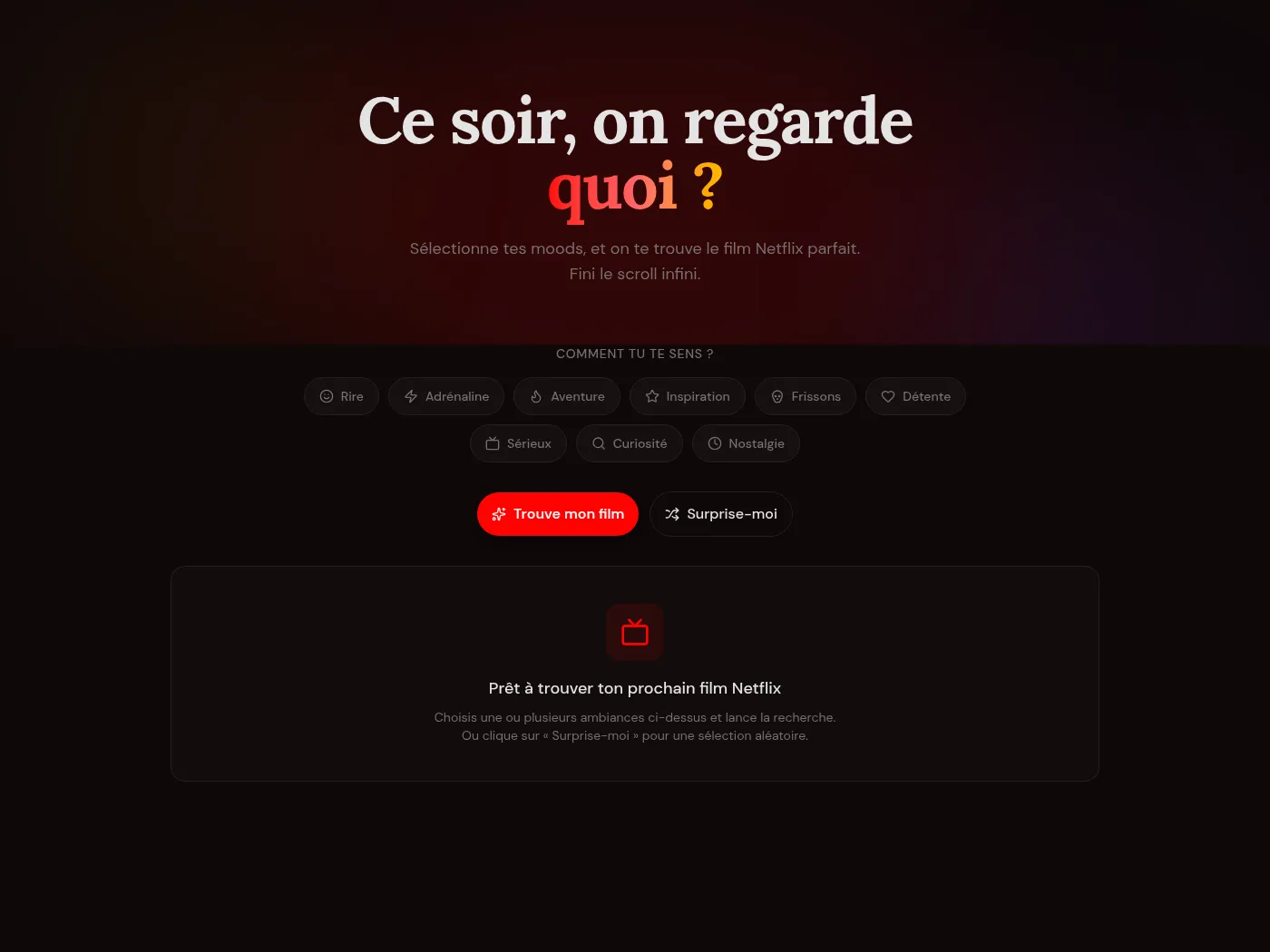 Netflix Film Picker