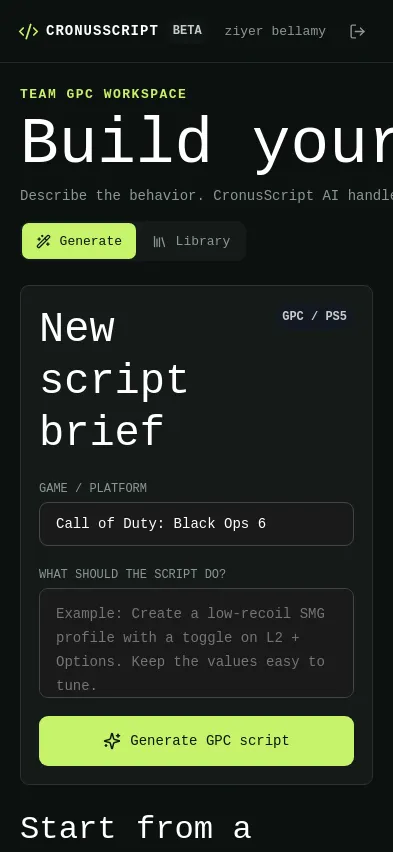 CronusScript AI Mobile