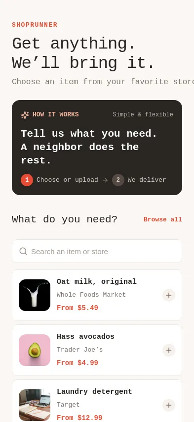 ShopRunner Mobile