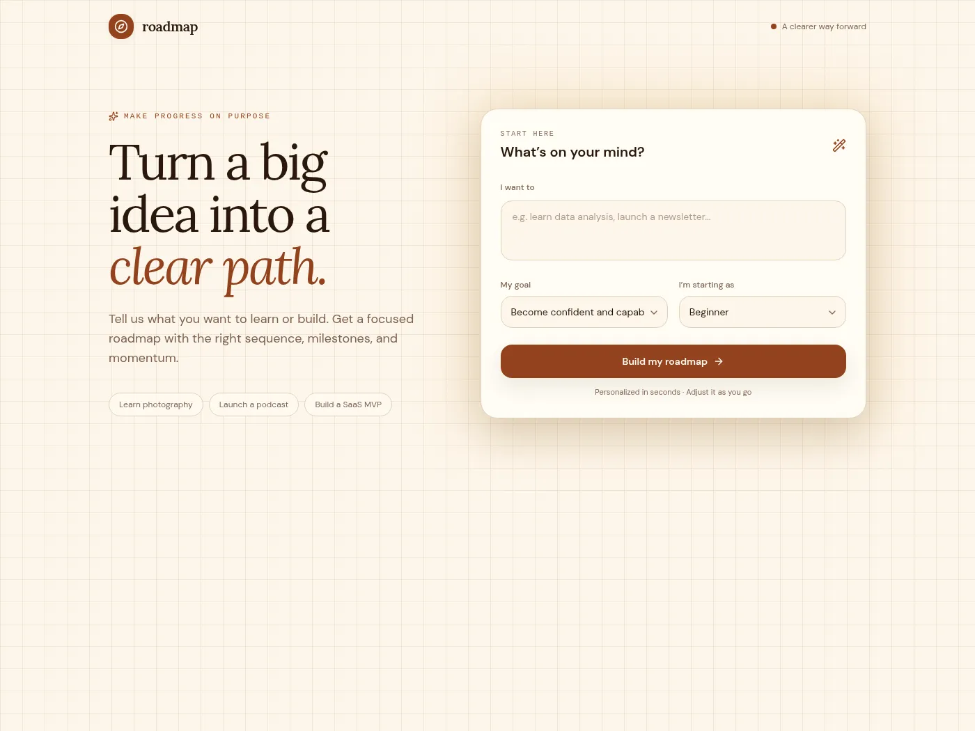 RoadmapBuilder