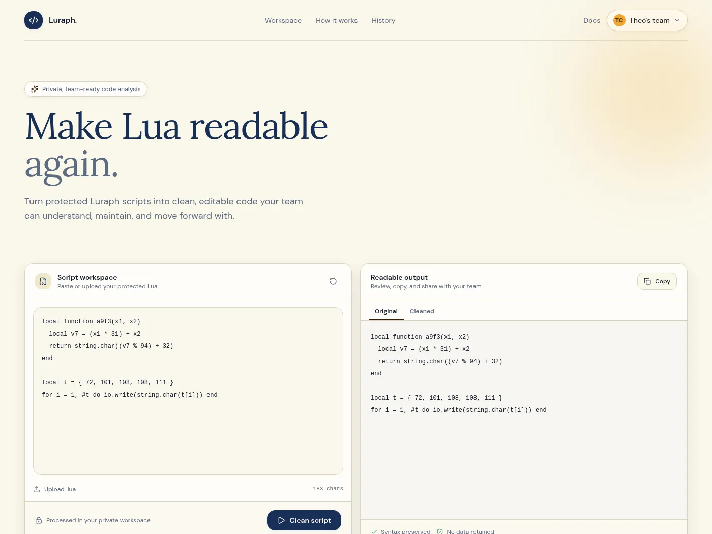 Luraph Deobfuscator