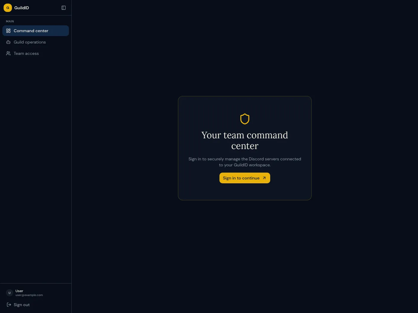 GuildID Discord Manager