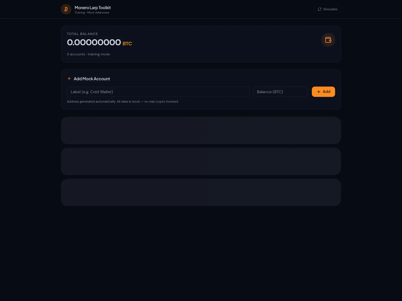 Monero Larp Toolkit