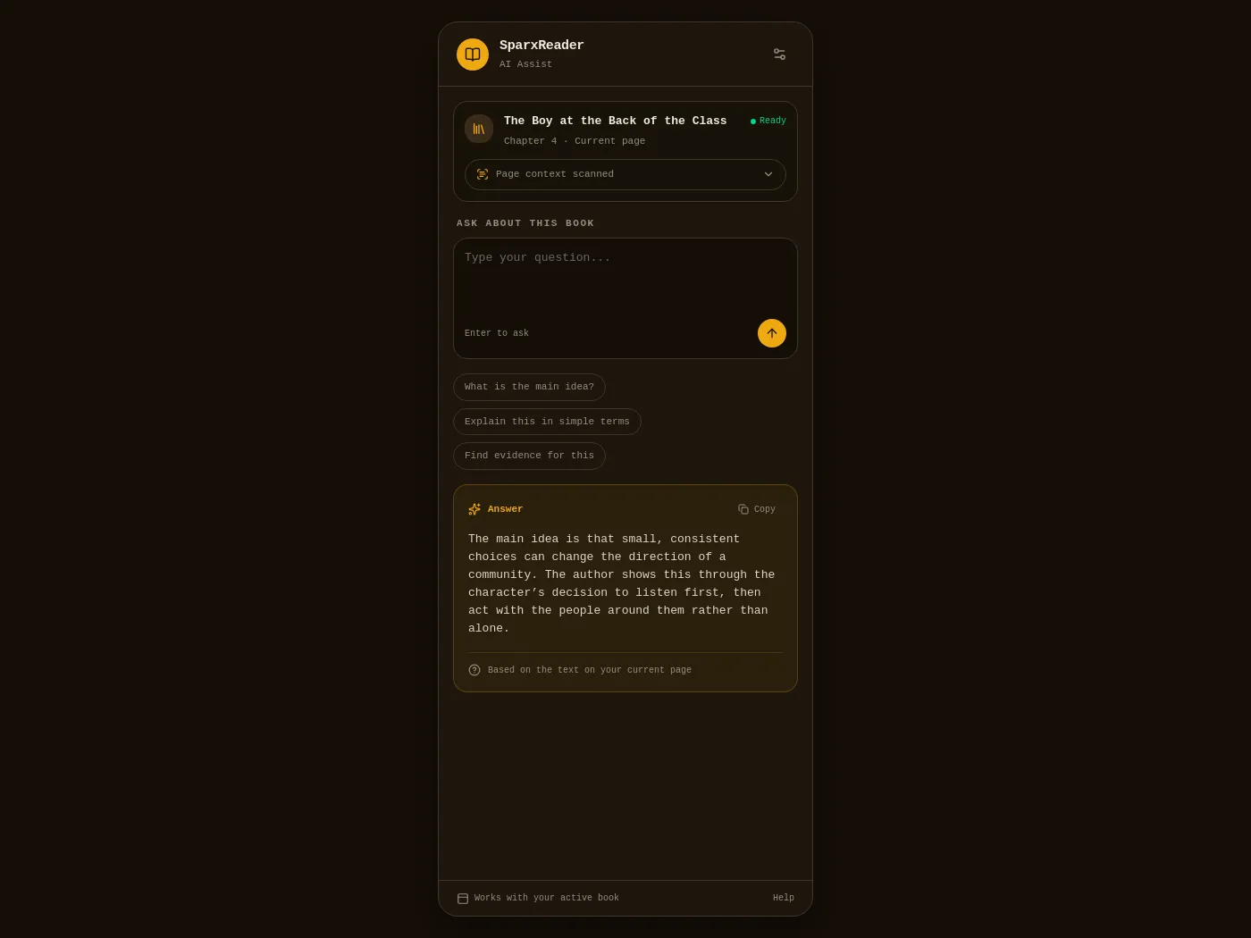 SparxReader AI Assist