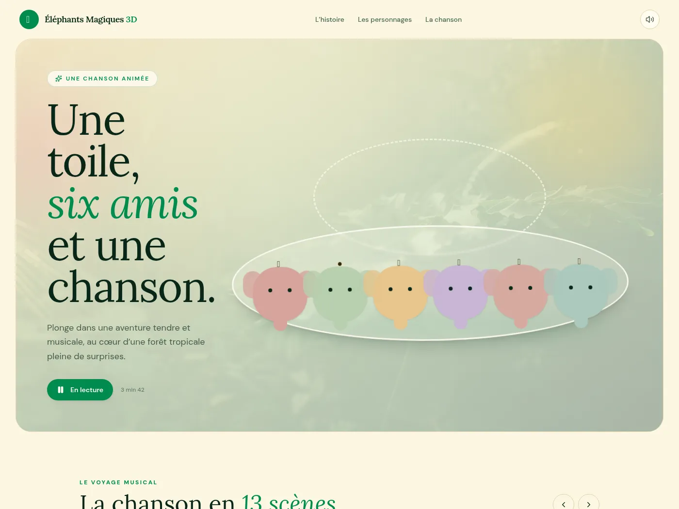 Éléphants Magiques 3D