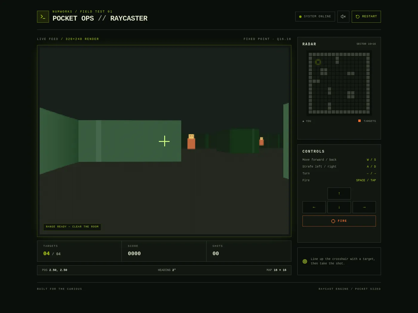 NumWorks Raycast FPS
