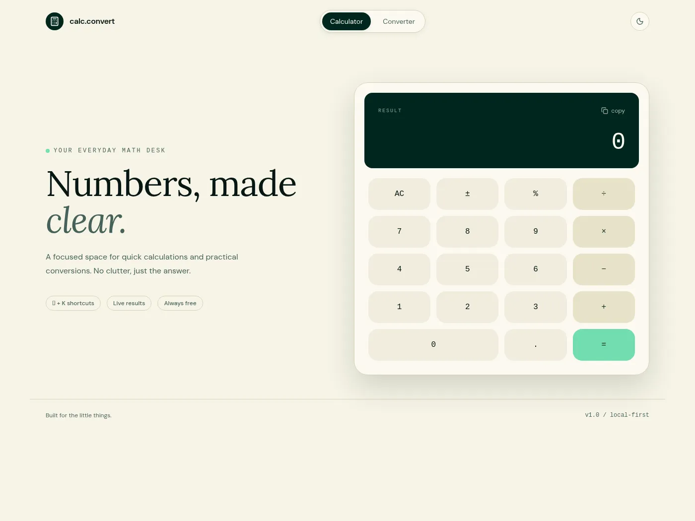 Calc & Converter Pro