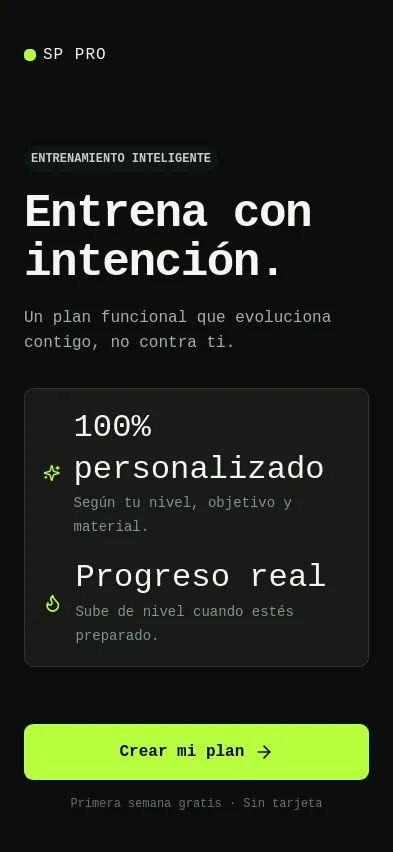 SP Pro Fitness App