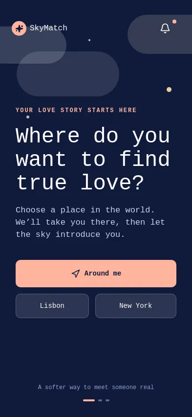 SkyMatch Dating App