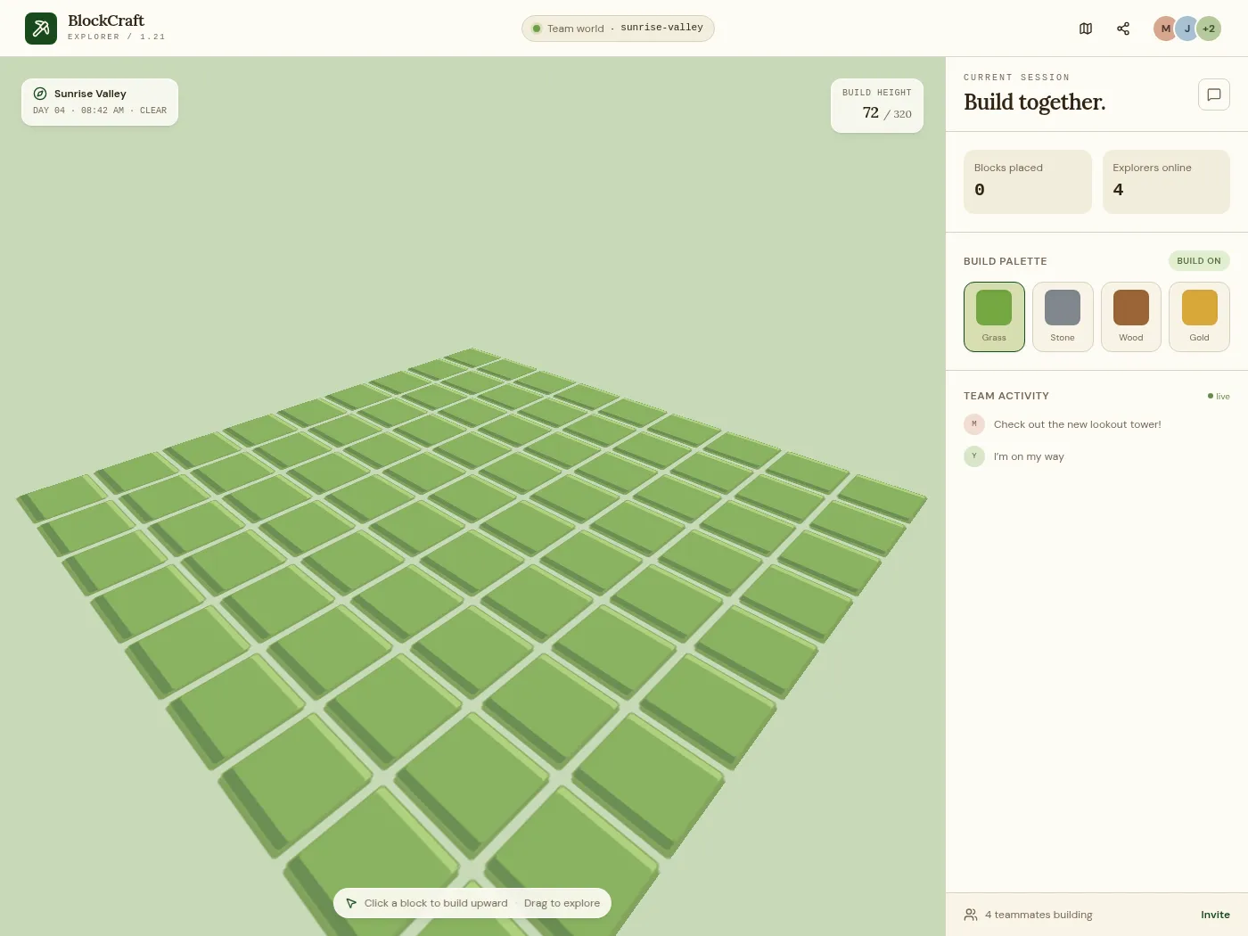 BlockCraft Explorer