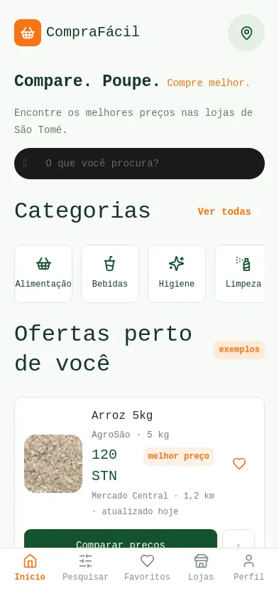 CompraFácil Mobile App