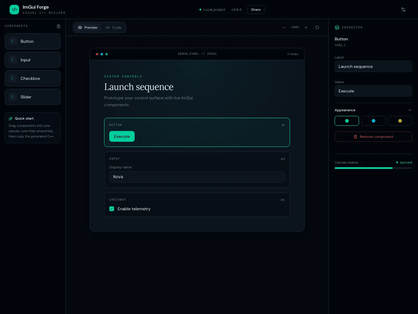 ImGui Code Visualizer