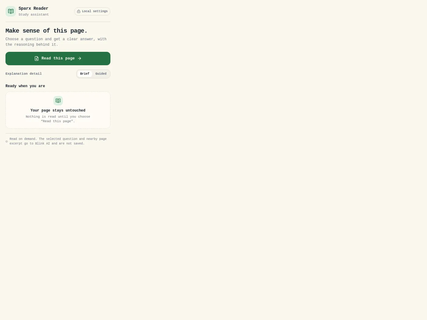 Sparx Reader Assistant
