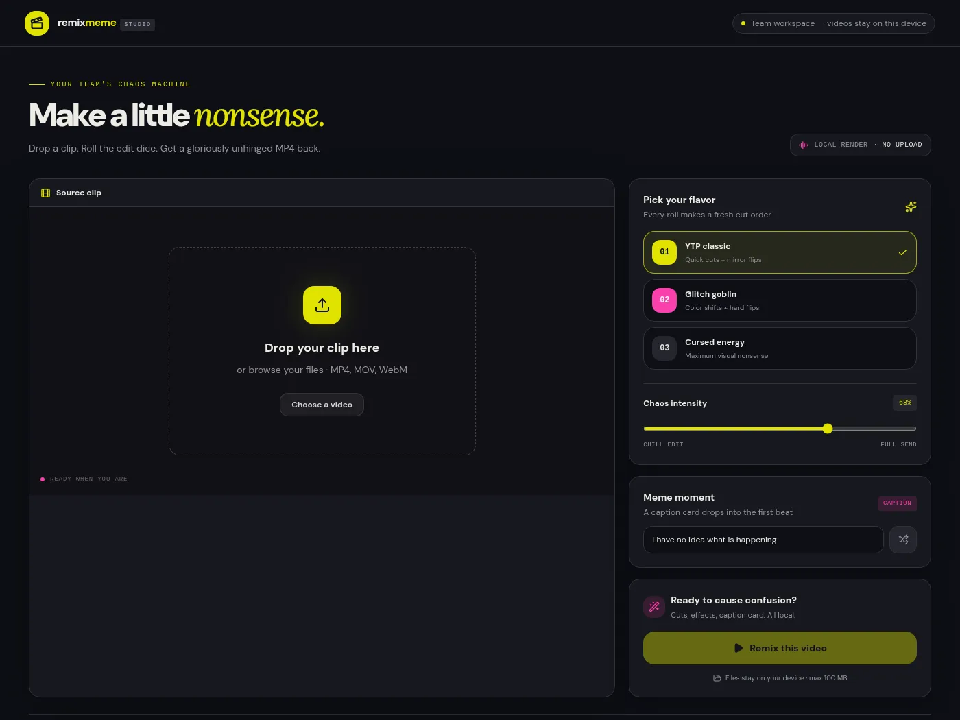 RemixMeme Studio