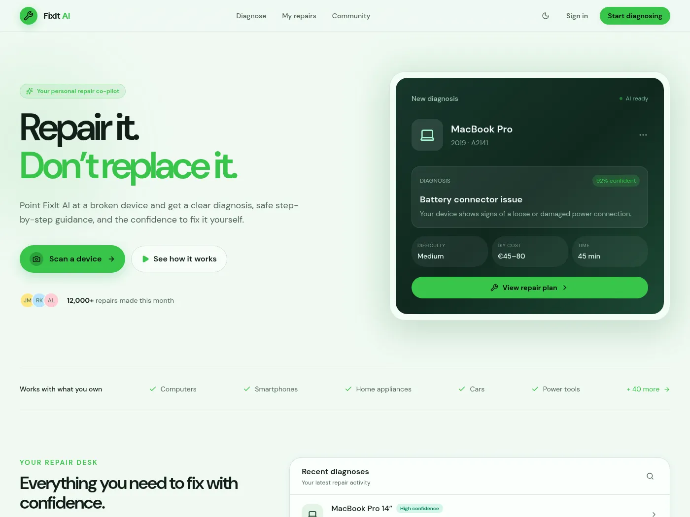 FixIt AI Assistant