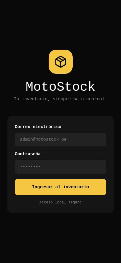 MotoStock Tracker