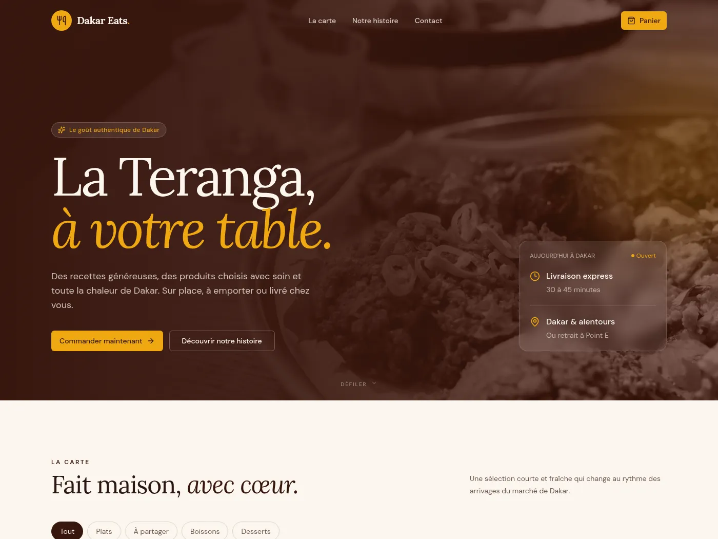 Dakar Eats Online