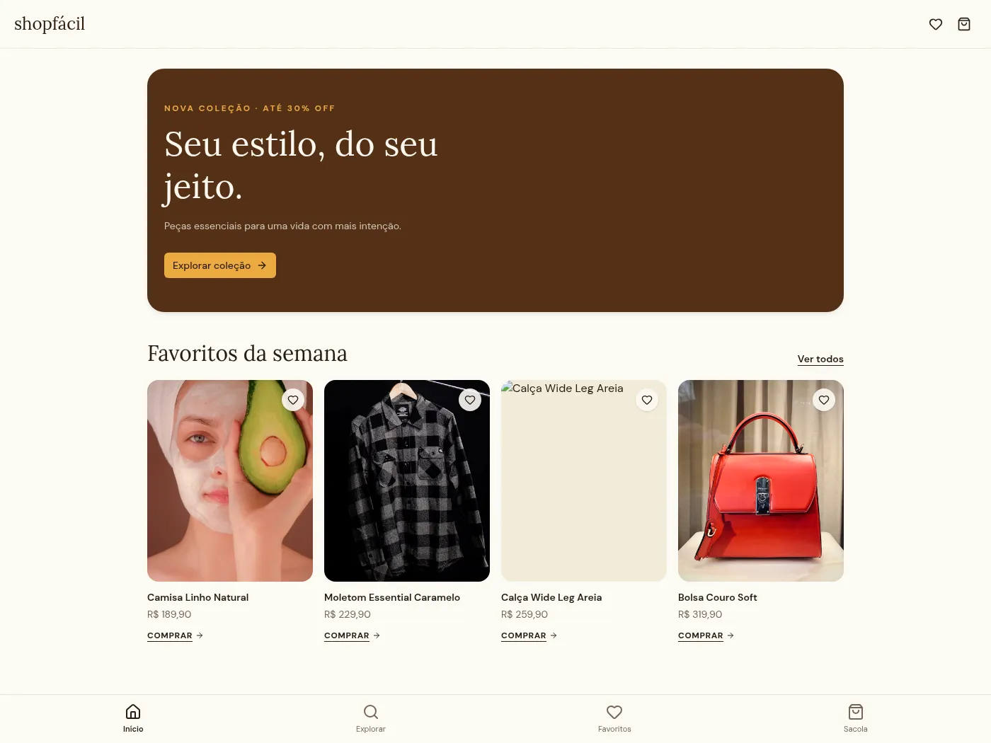 ShopFácil Mobile