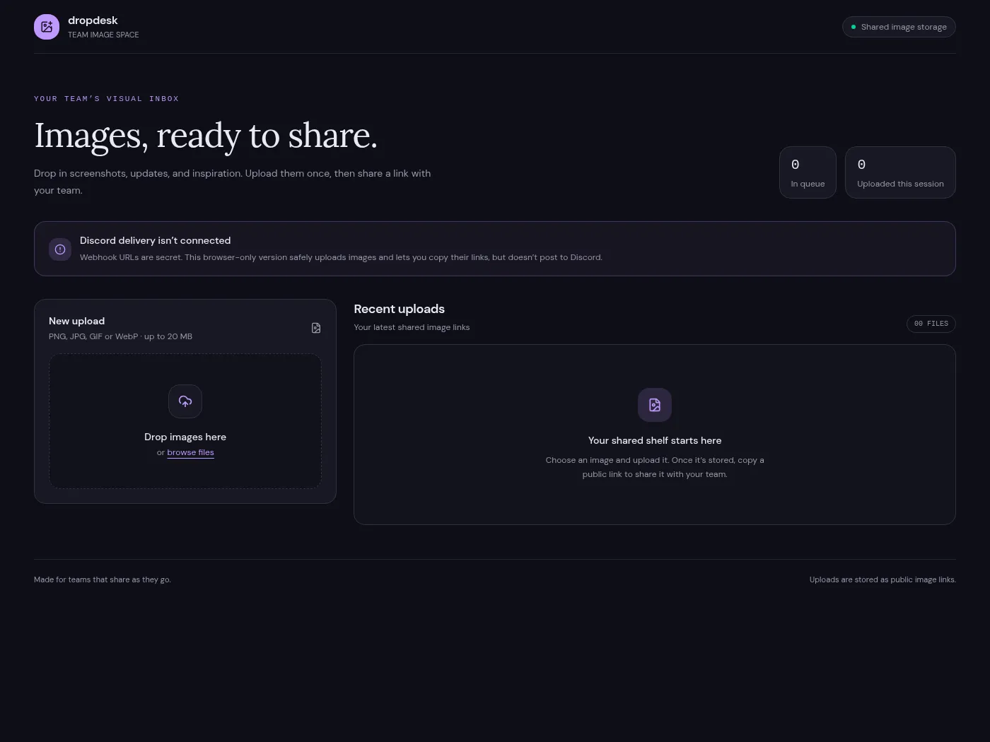 Discord Image Uploader