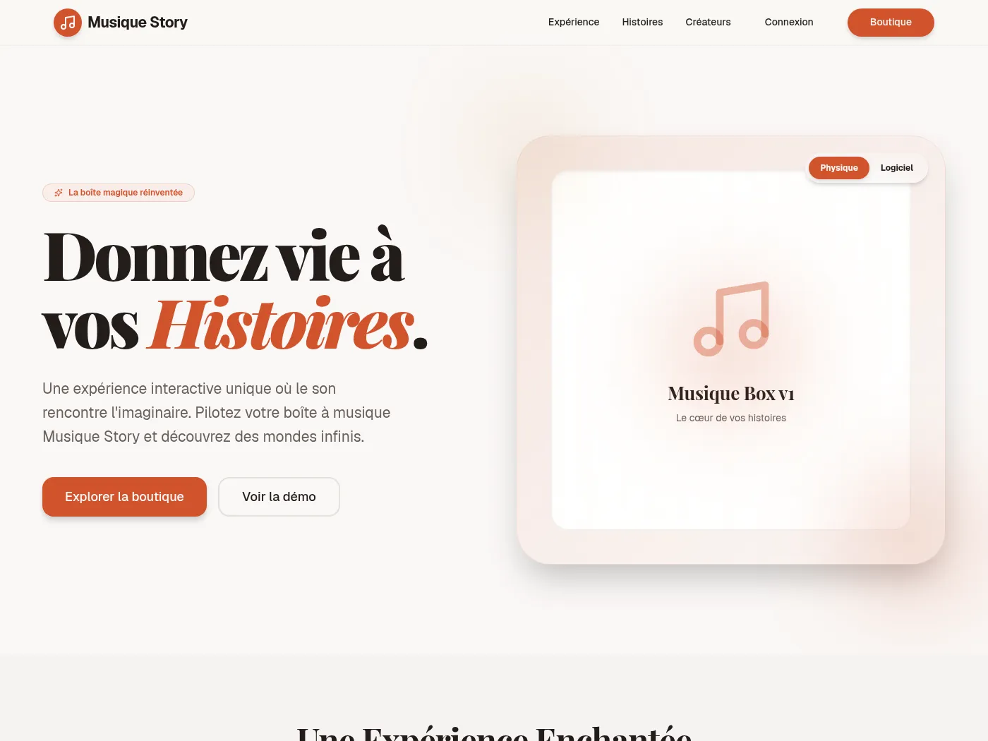 Musique Story Showcase