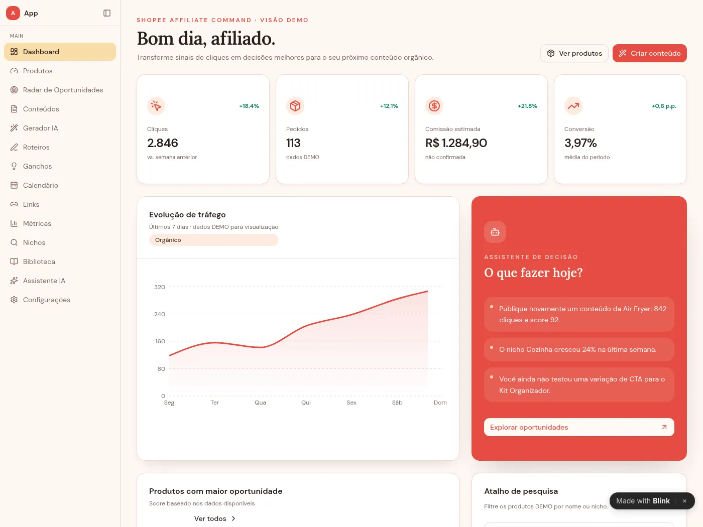 Shopee Affiliate Command