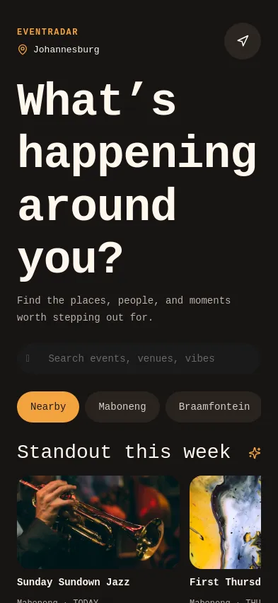 EventRadar Mobile