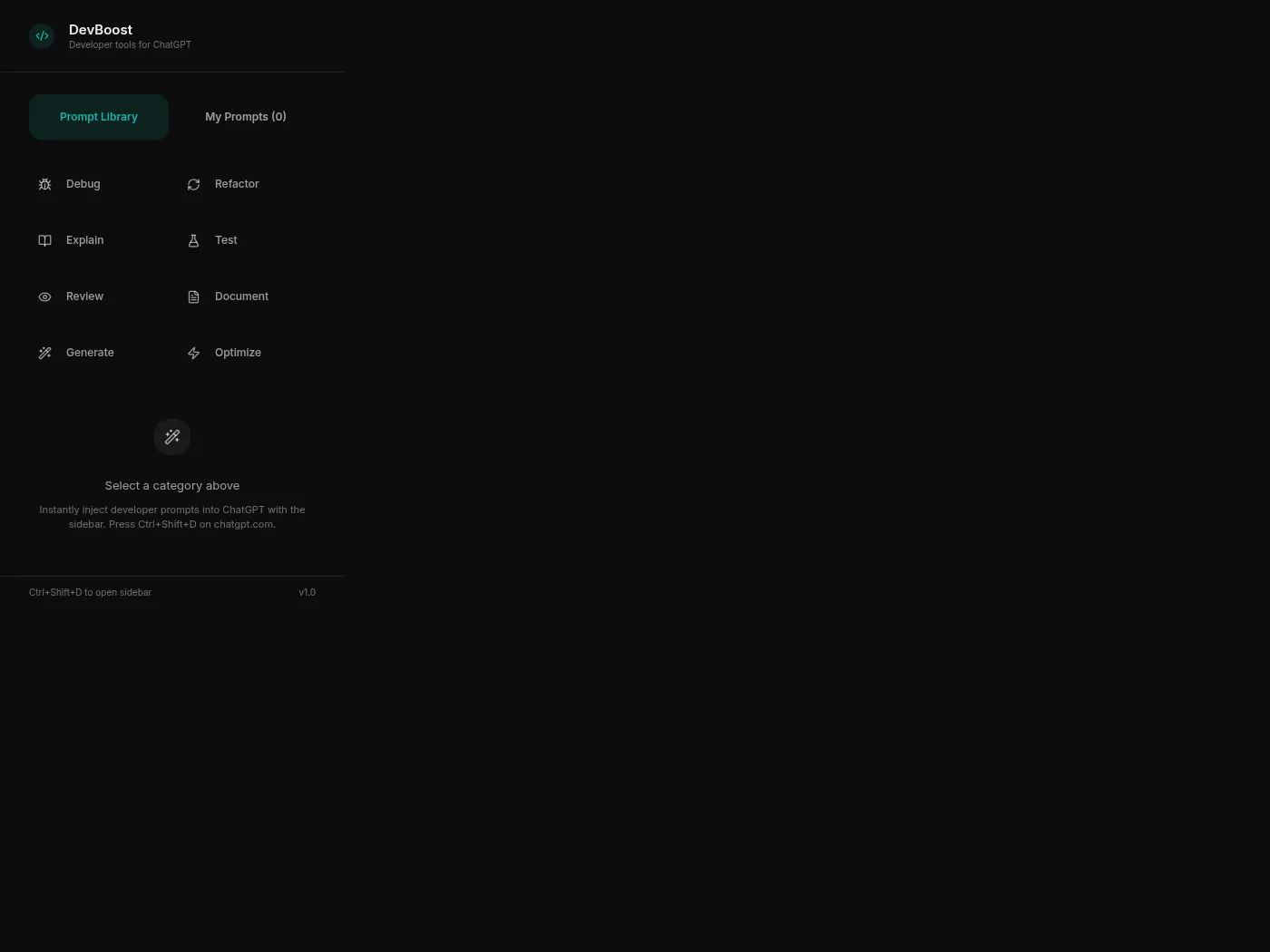 DevBoost for ChatGPT