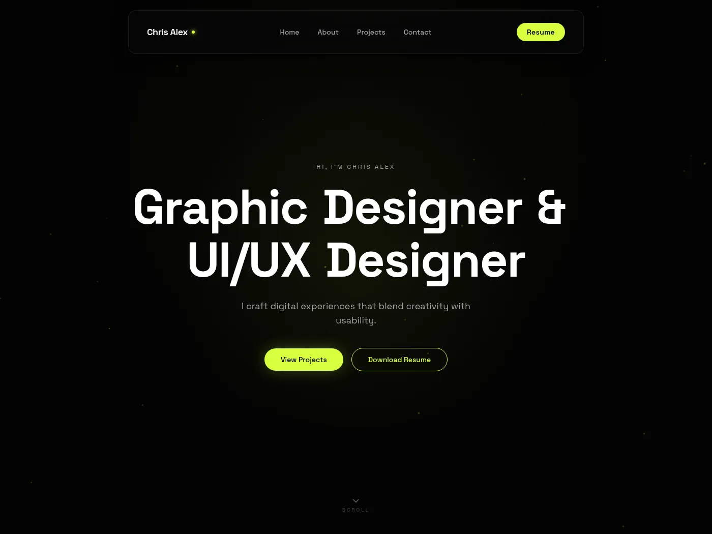 Cinematic Designer Portfolio