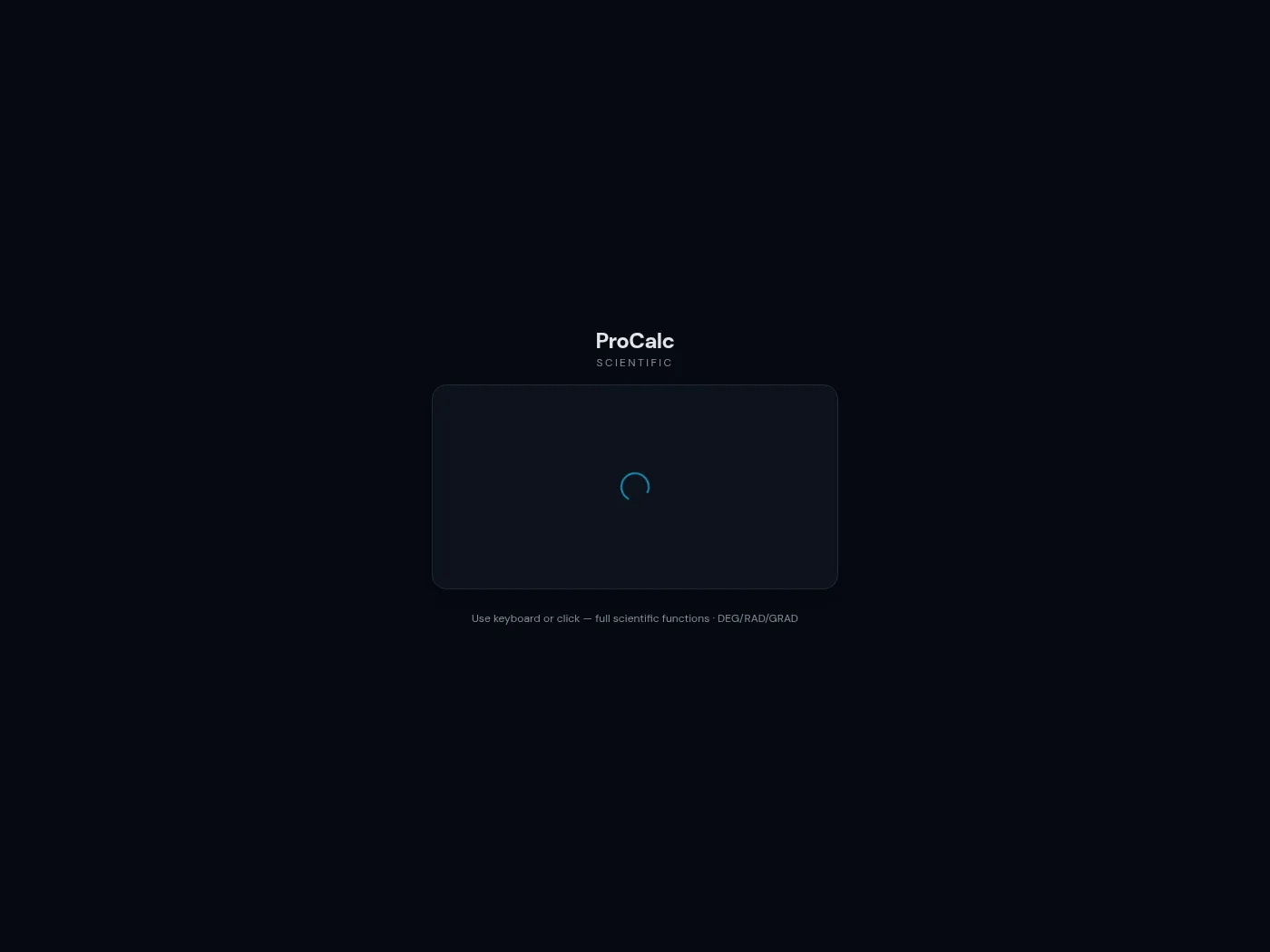 ProCalc Scientific