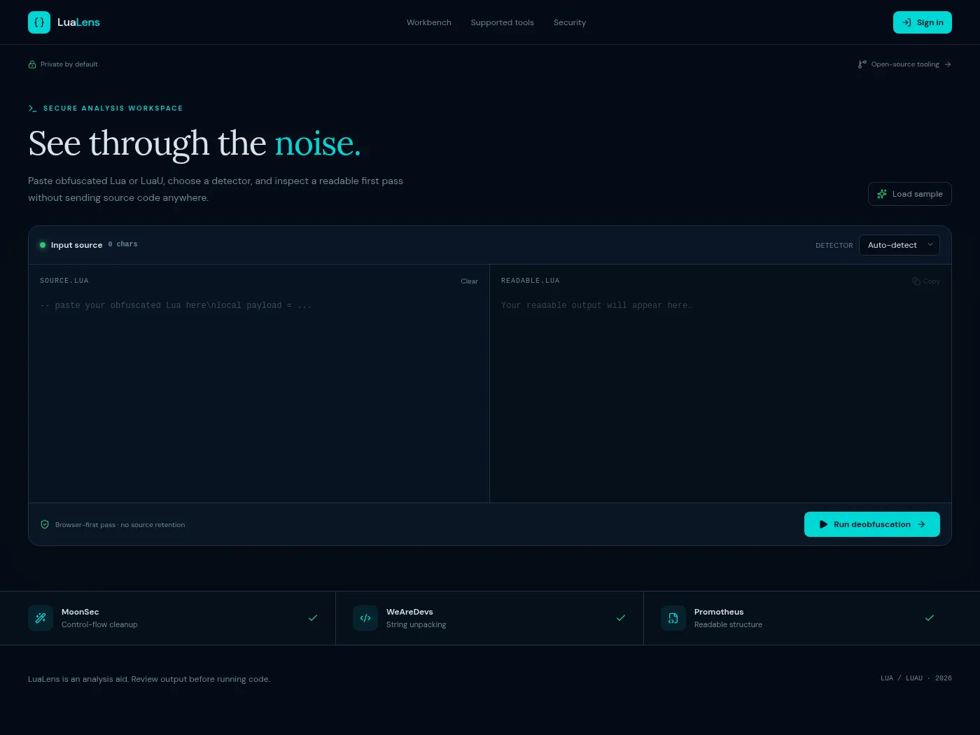 Lua Deobfuscator Hub