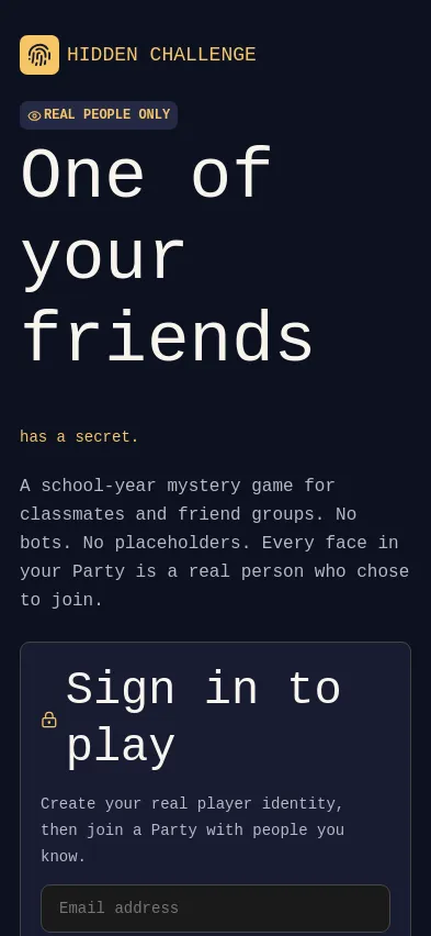 Hidden Challenge: Real-Life Mystery