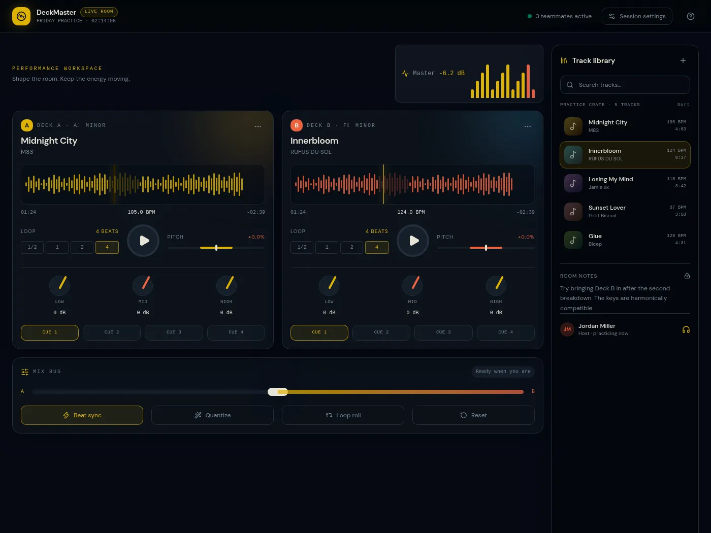 DeckMaster DJ Simulator