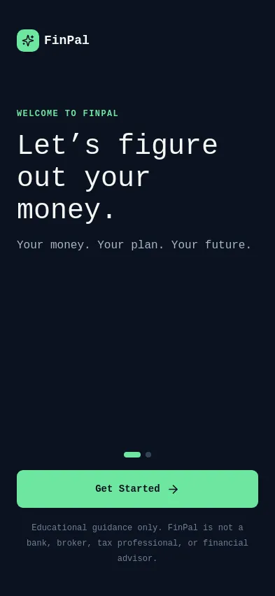 FinPal Financial Guidance App