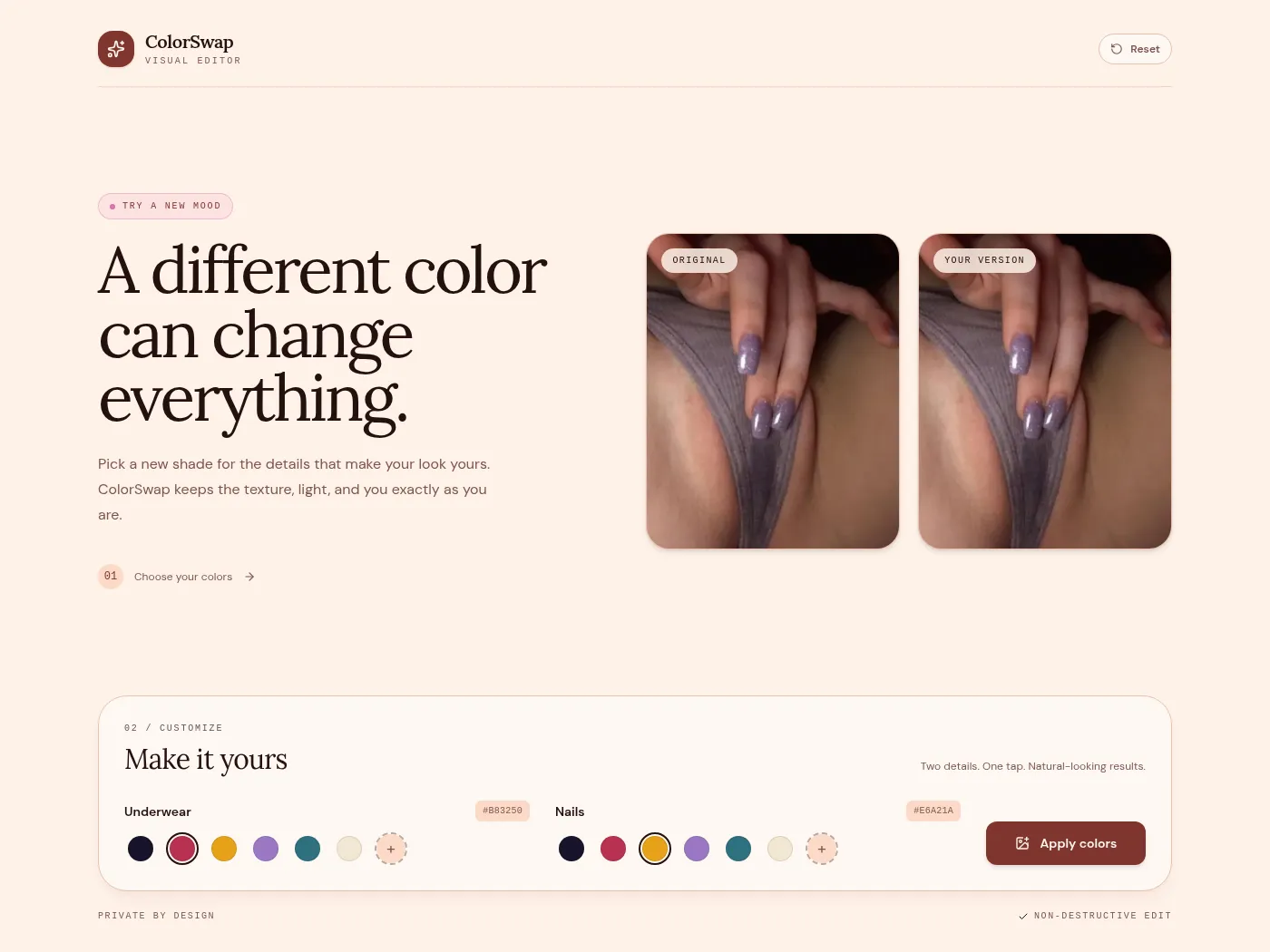 ColorSwap Visual Editor