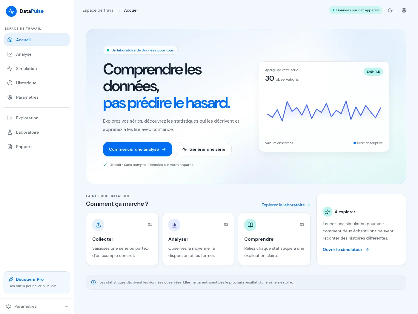 DataPulse Analytics App