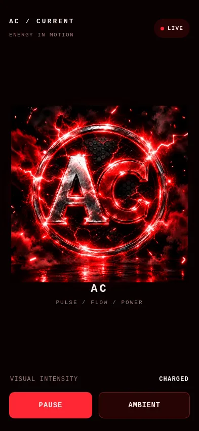 Pulsing AC Animated App