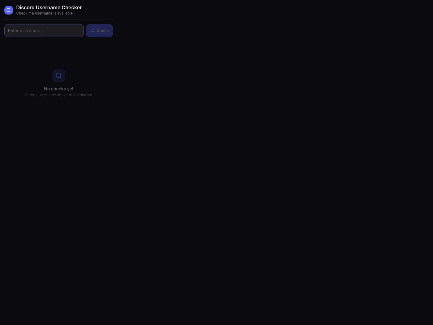 Discord Username Checker