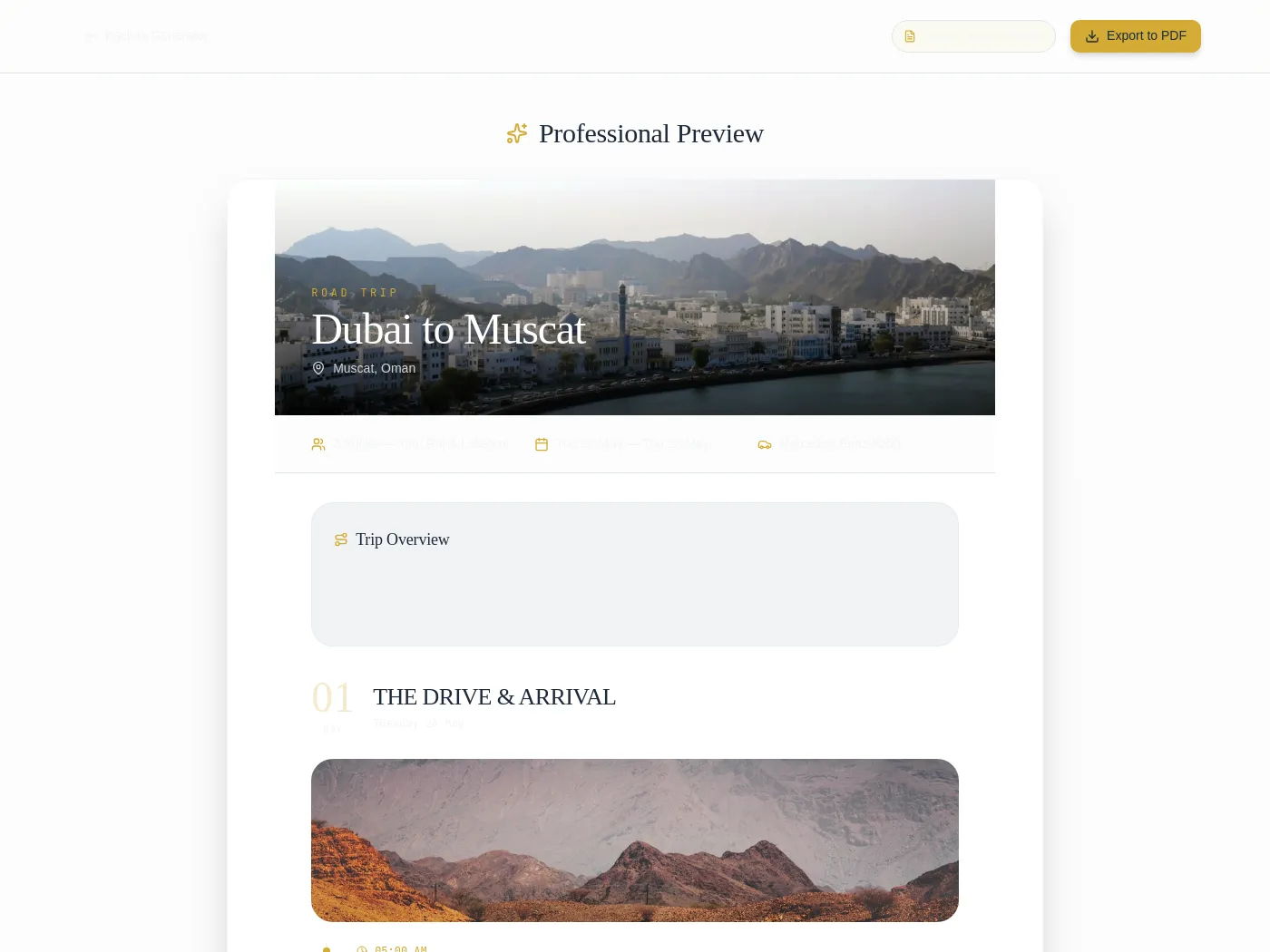 Travel PDF Pro