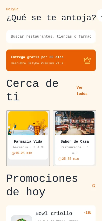 DelyGo Delivery App