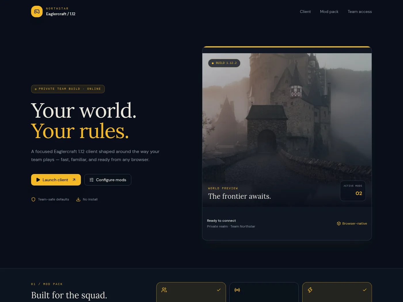 Eaglercraft Custom Client