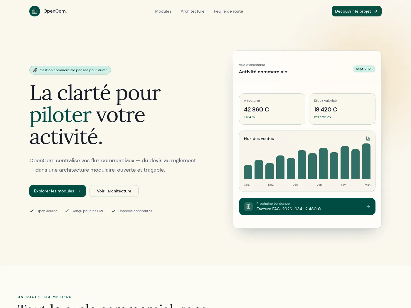 OpenCom Gestion Moderne