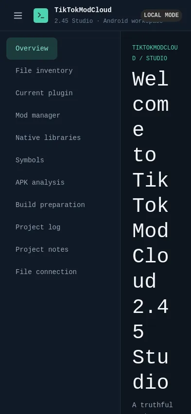 TikTokModCloud Studio